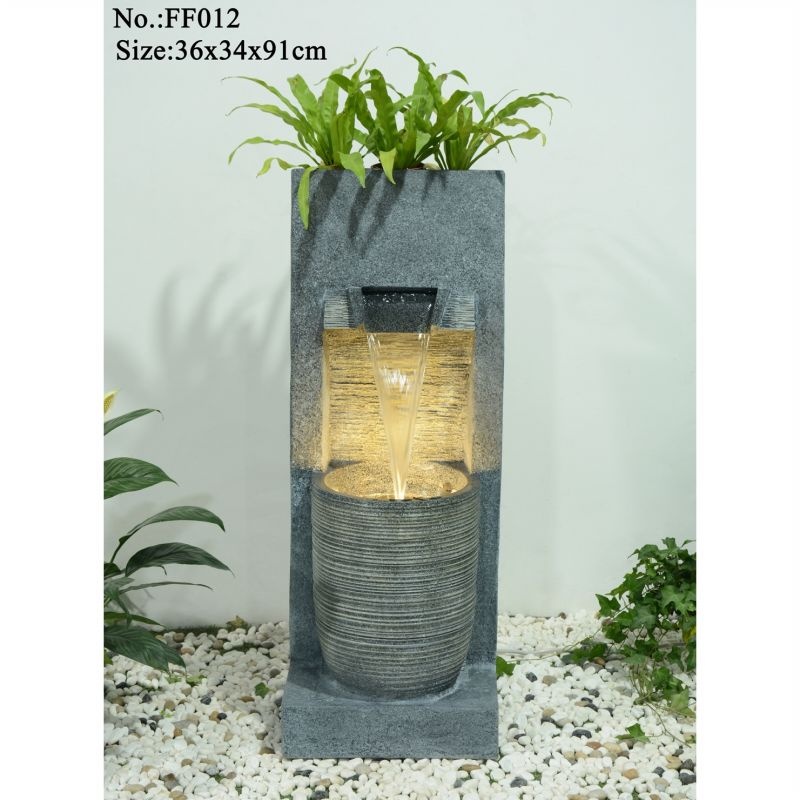 Zen Buddha Statue Outdoor Fountain