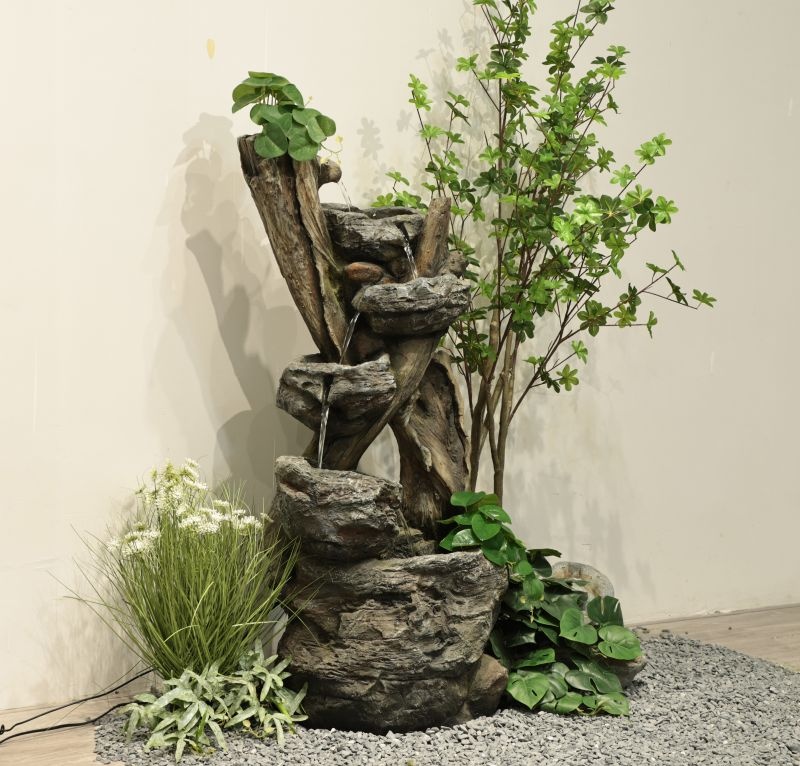 Zen Buddha Statue Outdoor Fountain