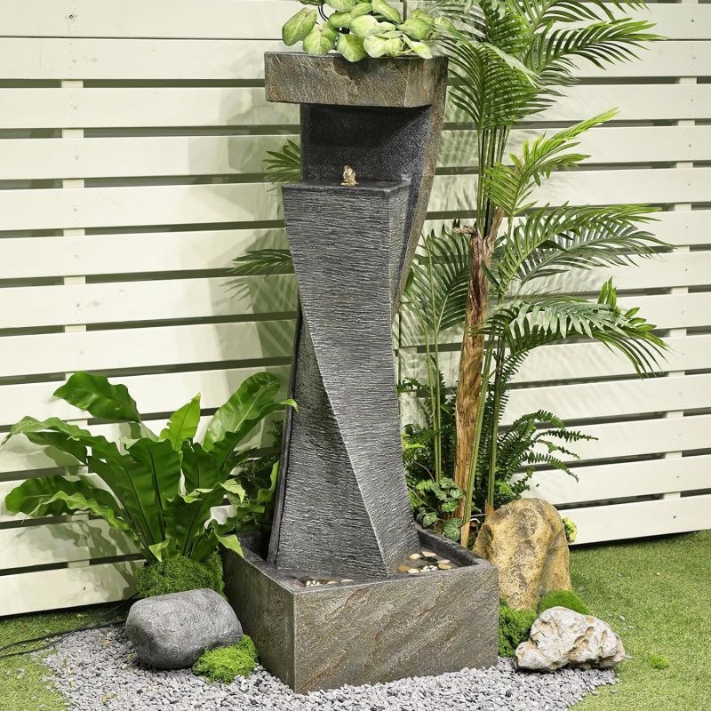 Zen Buddha Statue Outdoor Fountain